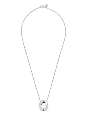 Tom Wood Pebble Necklace - Silver
