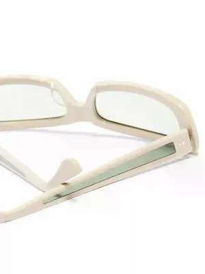 Undercover Rectangle-frame Tinted Sunglasses - Neutrals