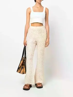 Rokh Knit Flare Lounge Trousers
