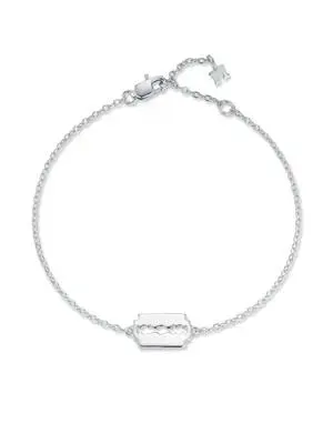 Mateo Sterling Mini Razor Blade Bracelet - Silver