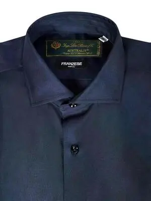 FRANZESE COLLECTION Virgin Wool Shirt - Blue