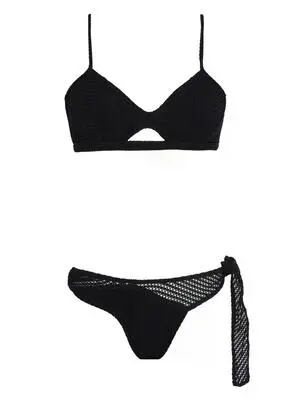 AMIR SLAMA X Jade Picon Bikini Set - Black
