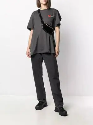 AMBUSH Folded-edge Crew-neck T-shirt