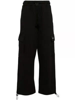 FIVE CM Logo-patch Cargo Track Pants