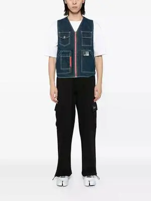 FIVE CM Logo-patch Cargo Track Pants