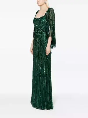 Jenny Packham Brightstar Sequin-embellished Gown