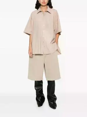 ENTIRE STUDIOS Sand Beige Elasticated Waistband Shorts