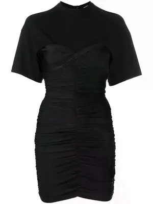 Alexander Wang Fitted Bodice T-shirt Dress - Black