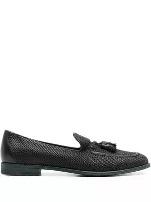 Fratelli Rossetti Interwoven Leather Loafers