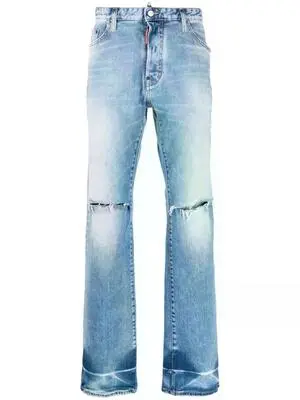 Dsquared2 Straight-leg Ripped Jeans