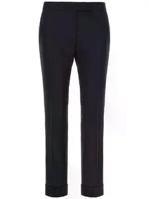 Thom Browne Cropped Tailored Trousers - Blue