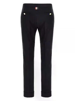 Thom Browne Cropped Tailored Trousers - Blue