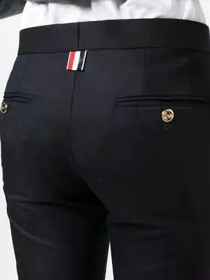 Thom Browne Cropped Tailored Trousers - Blue