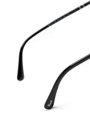 Persol Po3337v Logo-engraved Round-frame Glasses