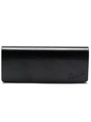 Persol Po3337v Logo-engraved Round-frame Glasses