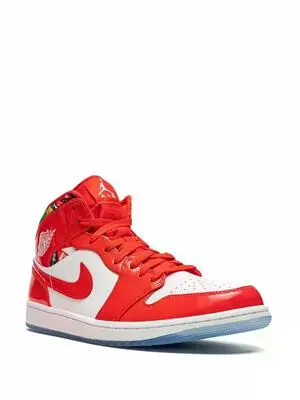 JORDAN Air 1 Mid Se Barcelona Sweater Sneakers