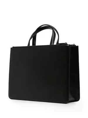 Valentino Garavani Vlogo Signature Leather Briefcase