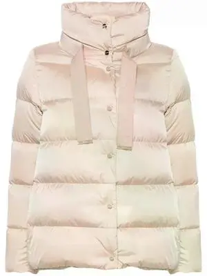 Herno Logo-plaque Puffer Jacket - Neutrals
