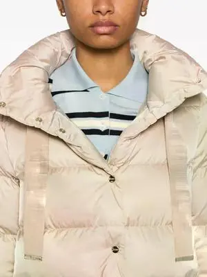 Herno Logo-plaque Puffer Jacket - Neutrals