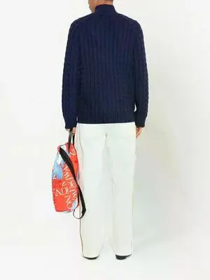 JW Anderson Henley Cable-knit Jumper
