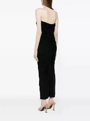 Costarellos Aveline Strapless Midi Dress