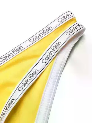 Calvin Klein Logo-print Strap Bikini Bottoms