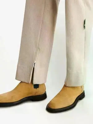 Off-White Slim-cut Trousers With Logo Tag
