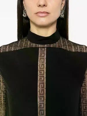 Givenchy 4g-pattern Silk Blouse