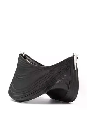 MUGLER Debossed Shoulder Bag