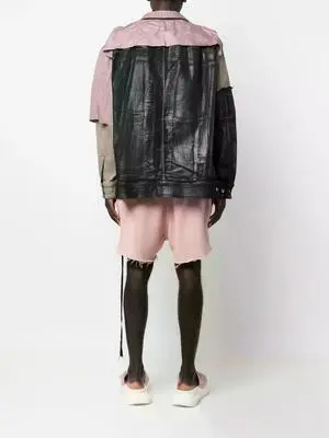 Rick Owens Jumbo Worker Patchwork Jacket - Grey