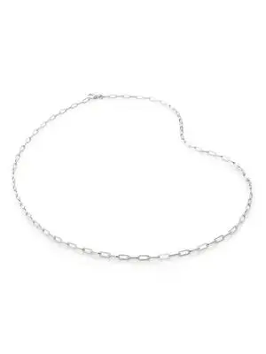 Monica Vinader Recycled Sterling Paperclip Chain Necklace - Silver