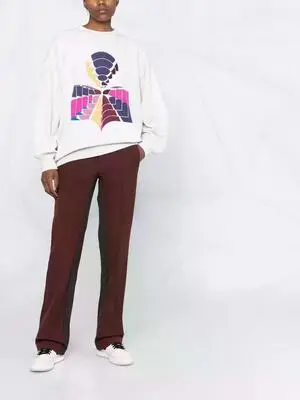 MARANT ETOILE Mindy Logo Print Sweatshirt