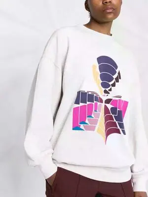 MARANT ETOILE Mindy Logo Print Sweatshirt