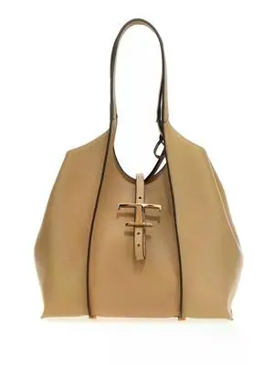 TOD'S T Timeless Tote - Neutrals