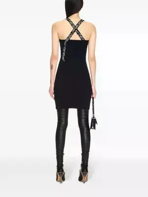 Off-White Logo-jacquard Mini Dress