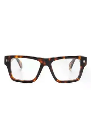 Off-White Style 75 Glasses - Brown