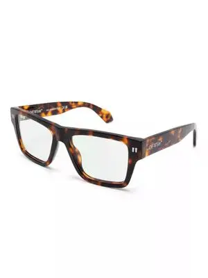 Off-White Style 75 Glasses - Brown