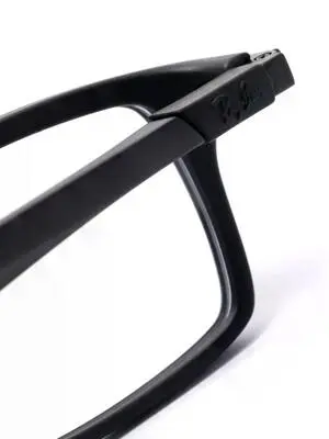 Ray-ban Rectangle-frame Glasses - Black