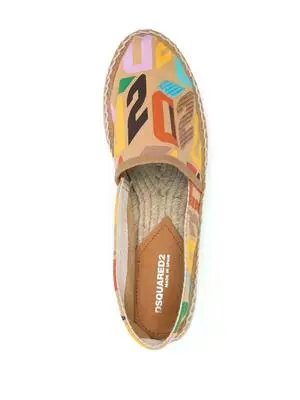 Dsquared2 All-over Logo-print Espadrilles