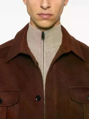 Brioni Brushed Shirt - Brown