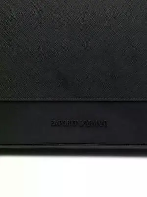 Emporio Armani Logo-embossed Laptop Bag