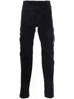 C.P. COMPANY Lens Tapered-leg Cargo Trousers - Blue