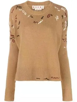 Marni Embroidered Sweaters For Women