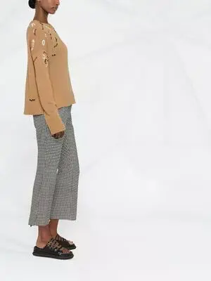 Marni Embroidered Round Neck Jumper