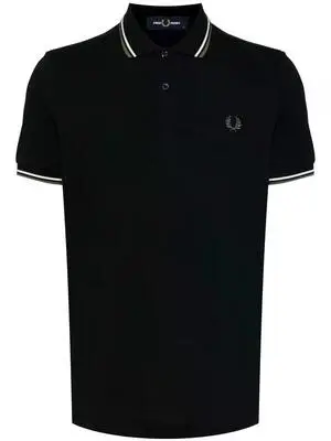 Fred Perry Twin Tipped Polo Shirt - Black