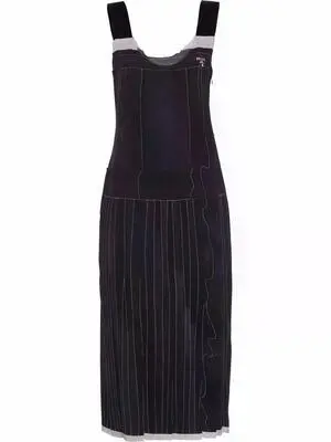 Prada Sleeveless Silk Midi Dress