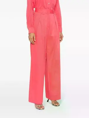FORTE_FORTE Pleated Wide-leg Trousers