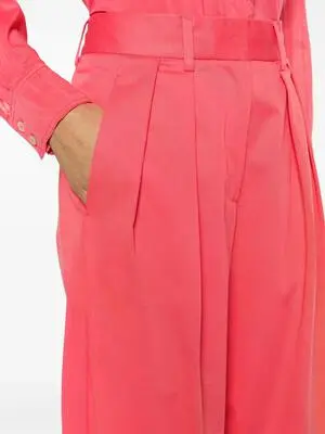 FORTE_FORTE Pleated Wide-leg Trousers