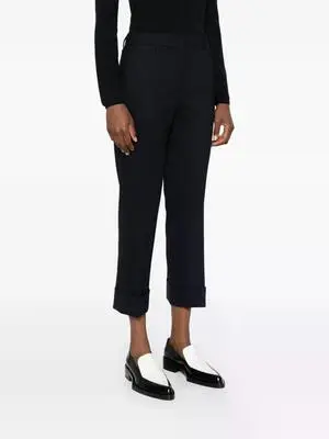 Incotex Cropped Virgin Wool Trousers