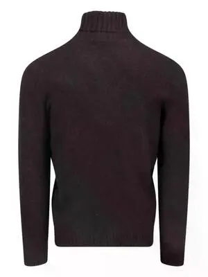 DRUMOHR Wool Roll Neck Sweater - Brown